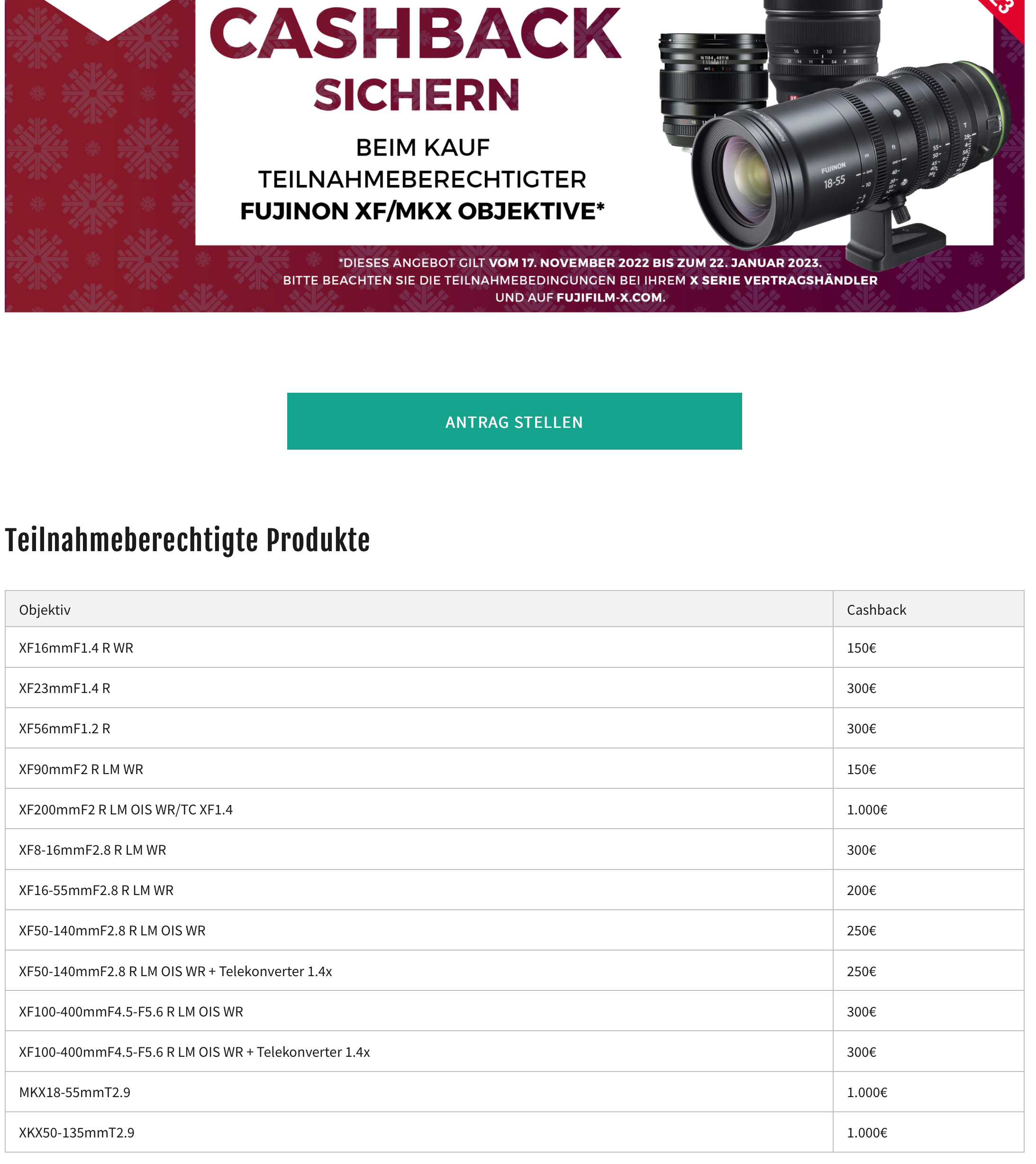 Fuji Winter Cashback - Seite 2 - News, Ankündigungen und Gerüchte ...