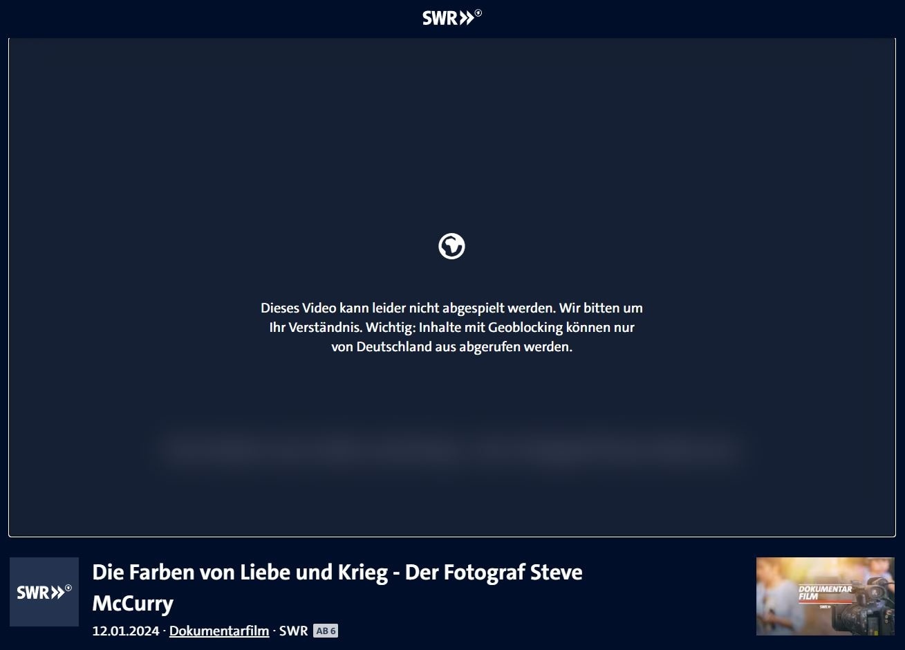 TV-Film über den Fotografen Steve McCurry - News, Ankündigungen und ...